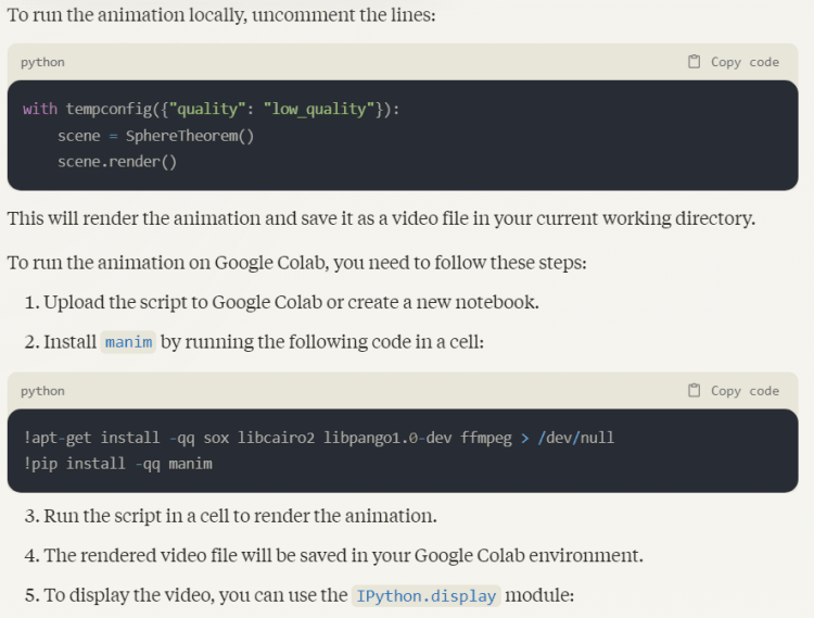 Create Math Animations with Claude 3 and Manim [Tutorial]