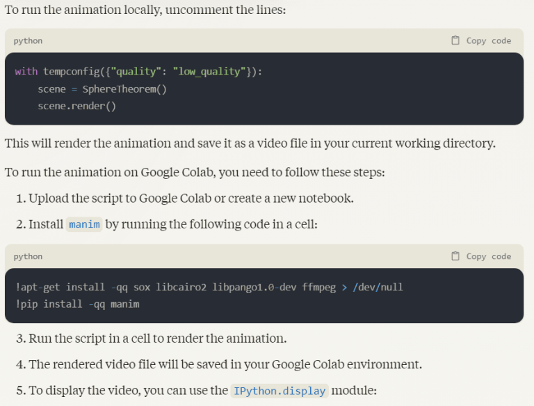 Create Math Animations with Claude 3 and Manim [Tutorial]