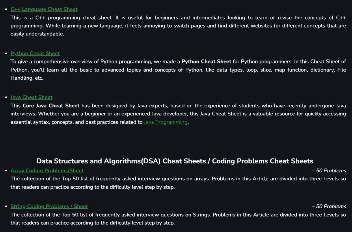 Cheatsheet Collections Every Developer Should Bookmark in 2024