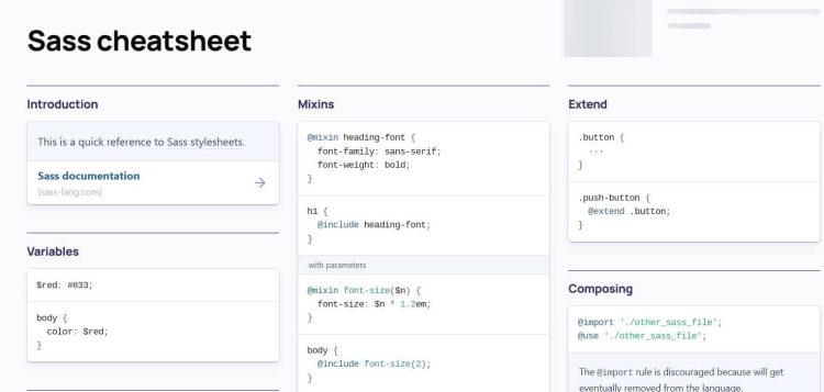 7 Cheatsheet Collections That Will Save You Hours as a Frontend Developer