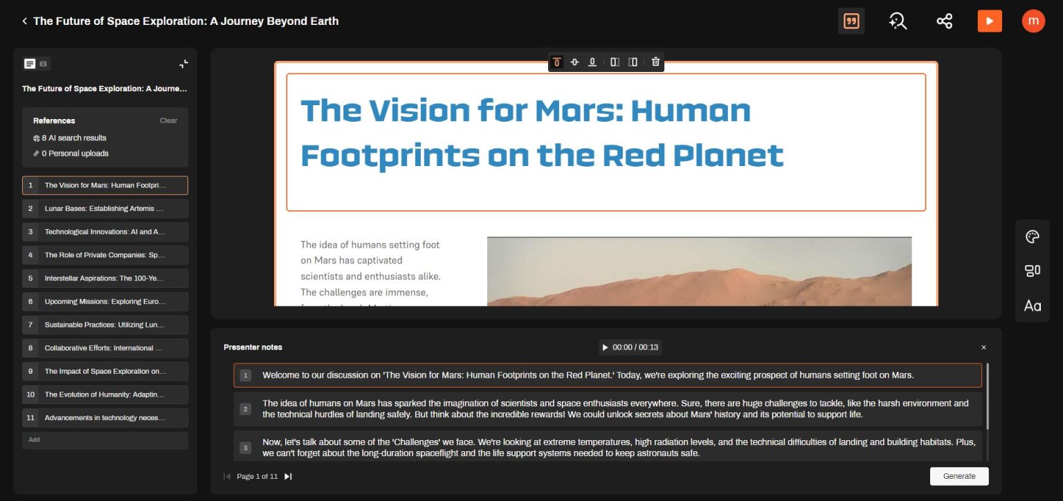 Create Professional AI-powered Presentations with PageOn
