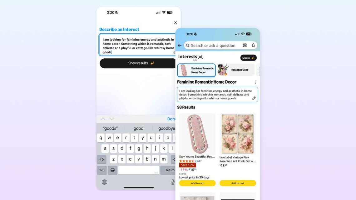 Amazon’s ‘Interests’ AI Finds Products You’ll Love