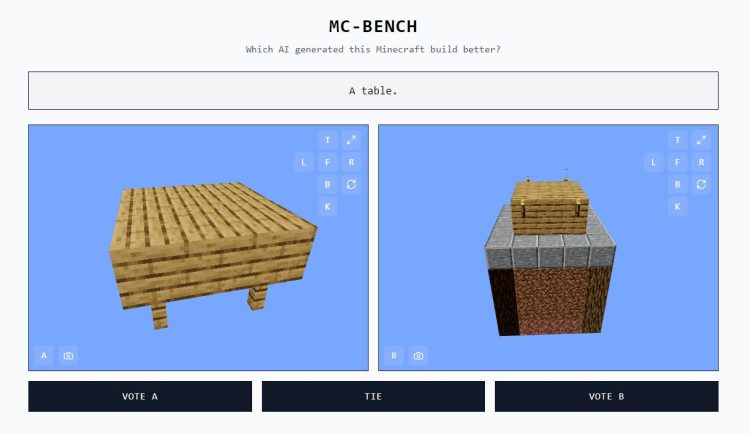 People are Testing AI Models with Minecraft Builds