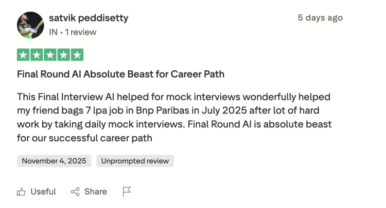 Final Round AI Review (2025)